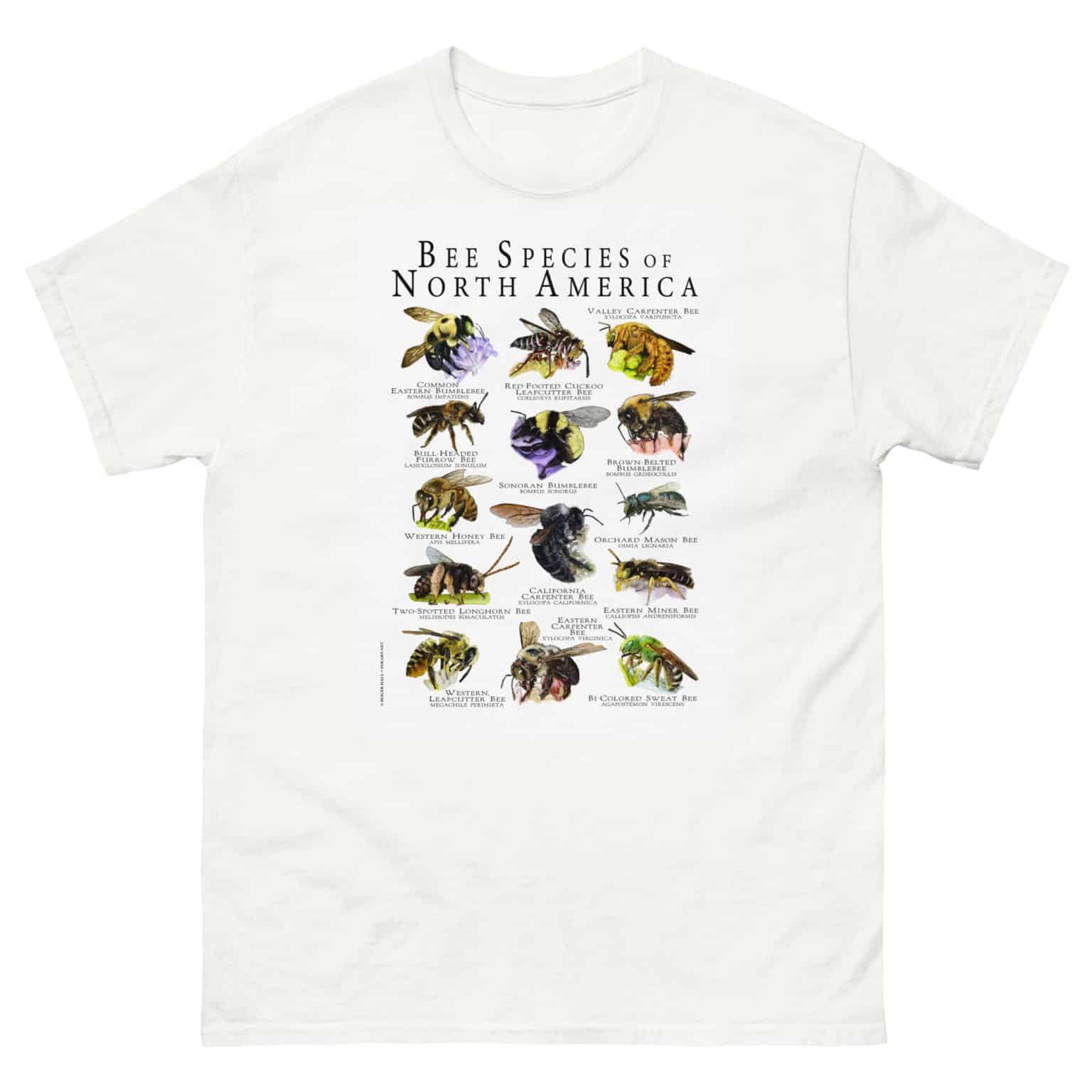 Bee Species of North America Poster Print
